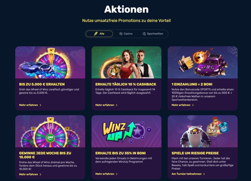 Finde Antworten auf deine Fragen mit dem Winz.io Help Centre